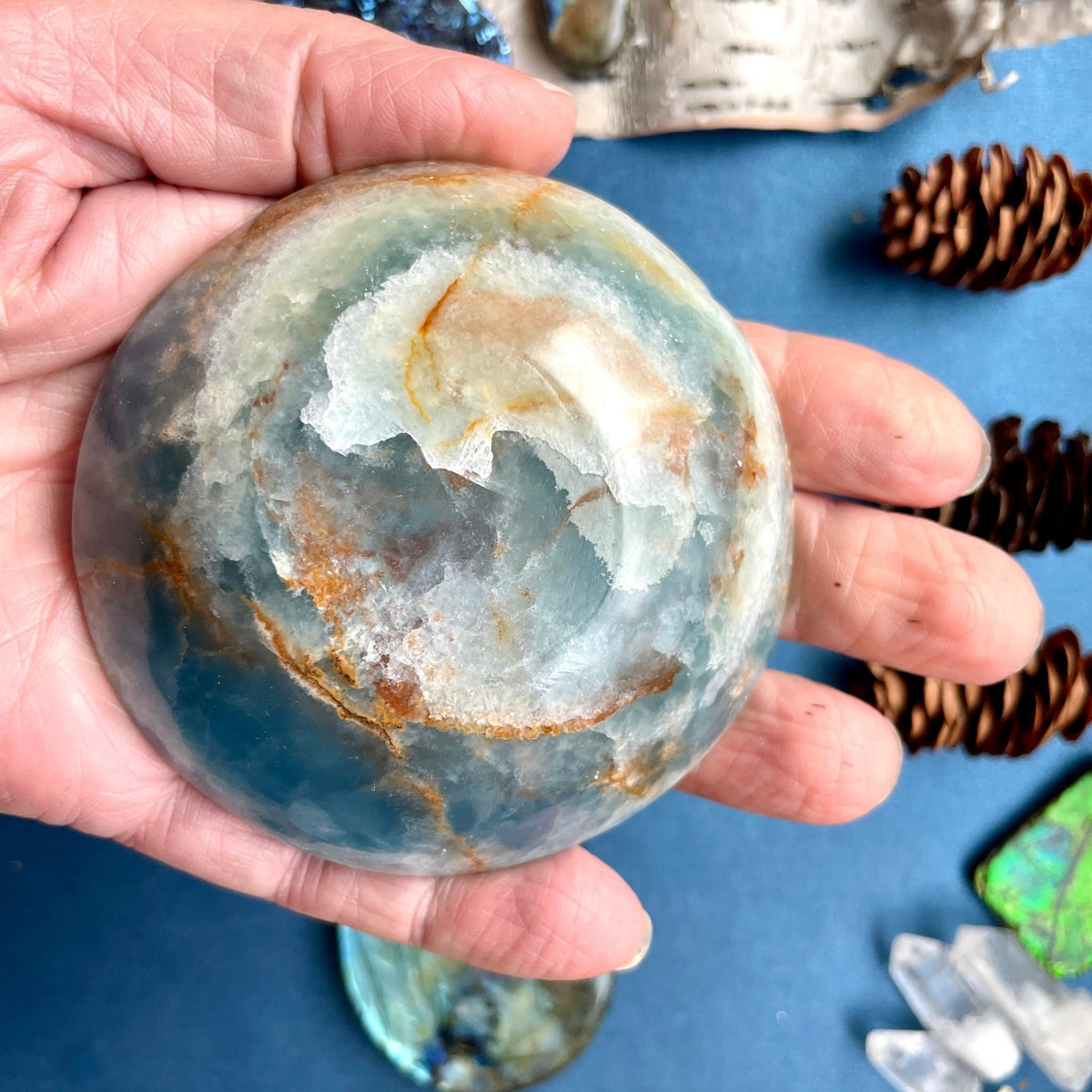 Eventide Blue Onyx dish - Dakota Nature LLC