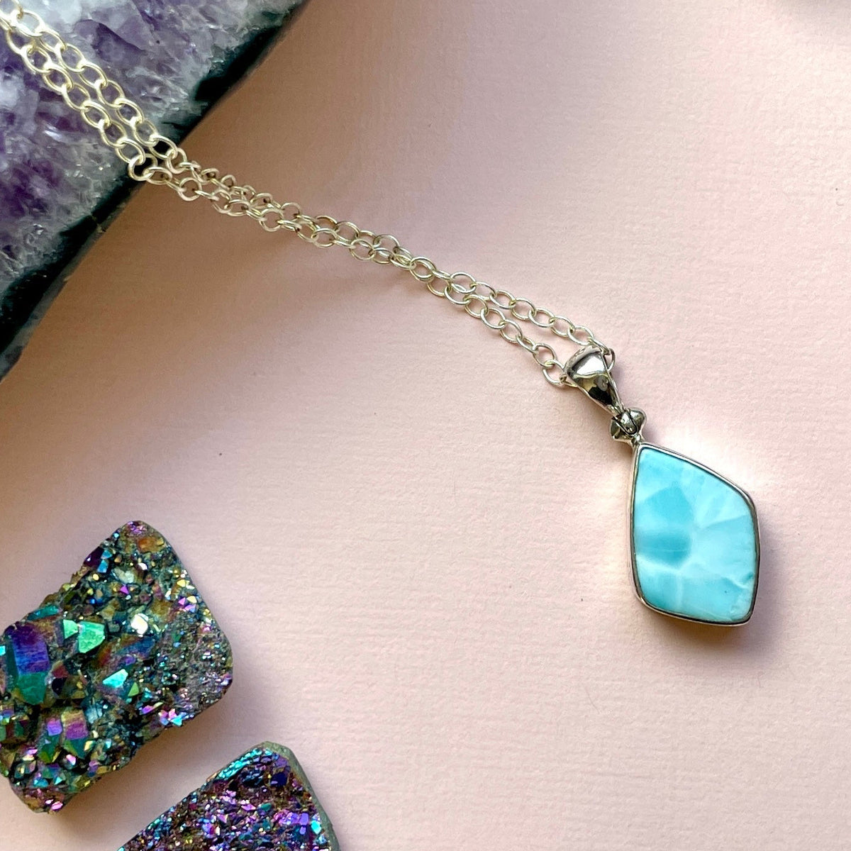 Larimar Tranquility Pendant - Dakota Nature LLC