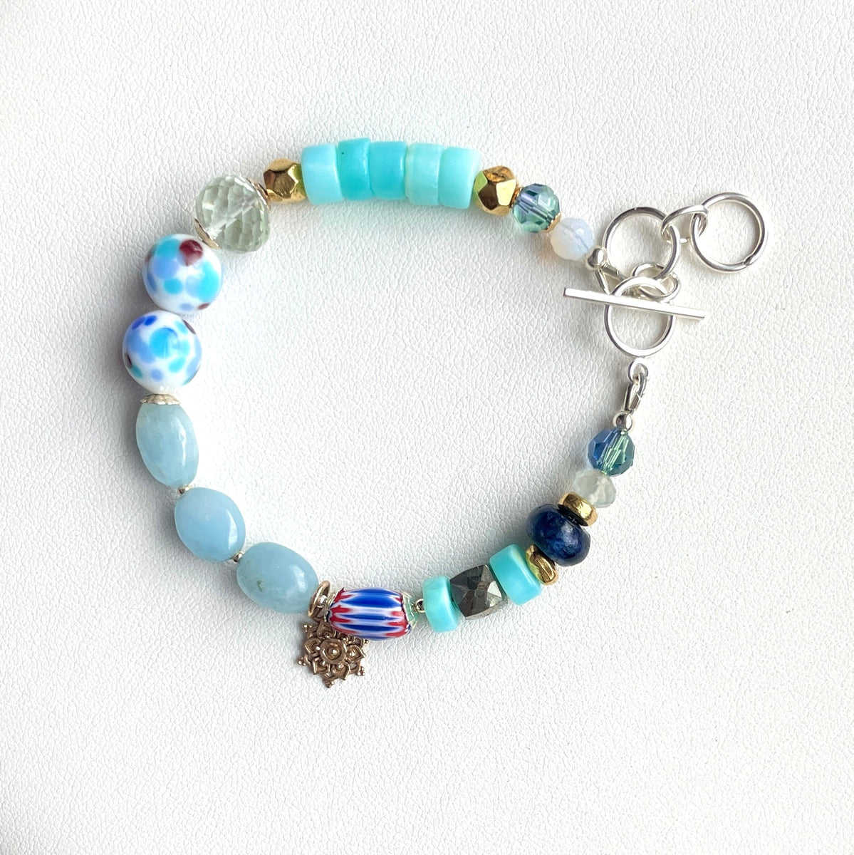 Sublime Blue Bracelet | Aquamarine | Blue Opal -Dakota Nature LLC
