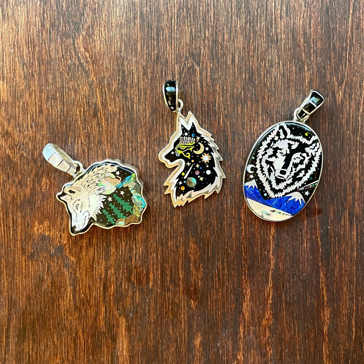 Wolf Universe Pendant - Dakota Nature LLC