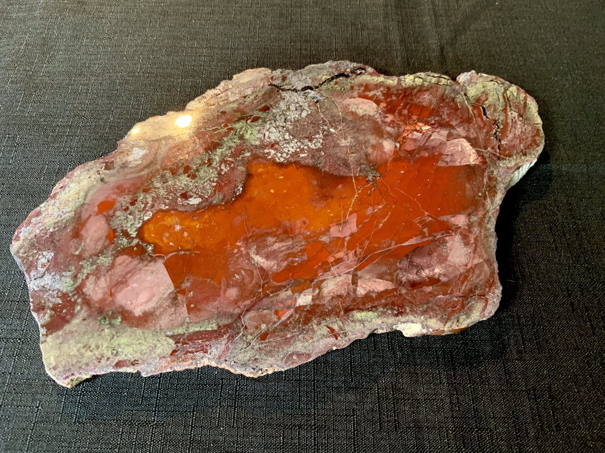 Beneath the Earth Jasper Slice - Dakota Nature LLC