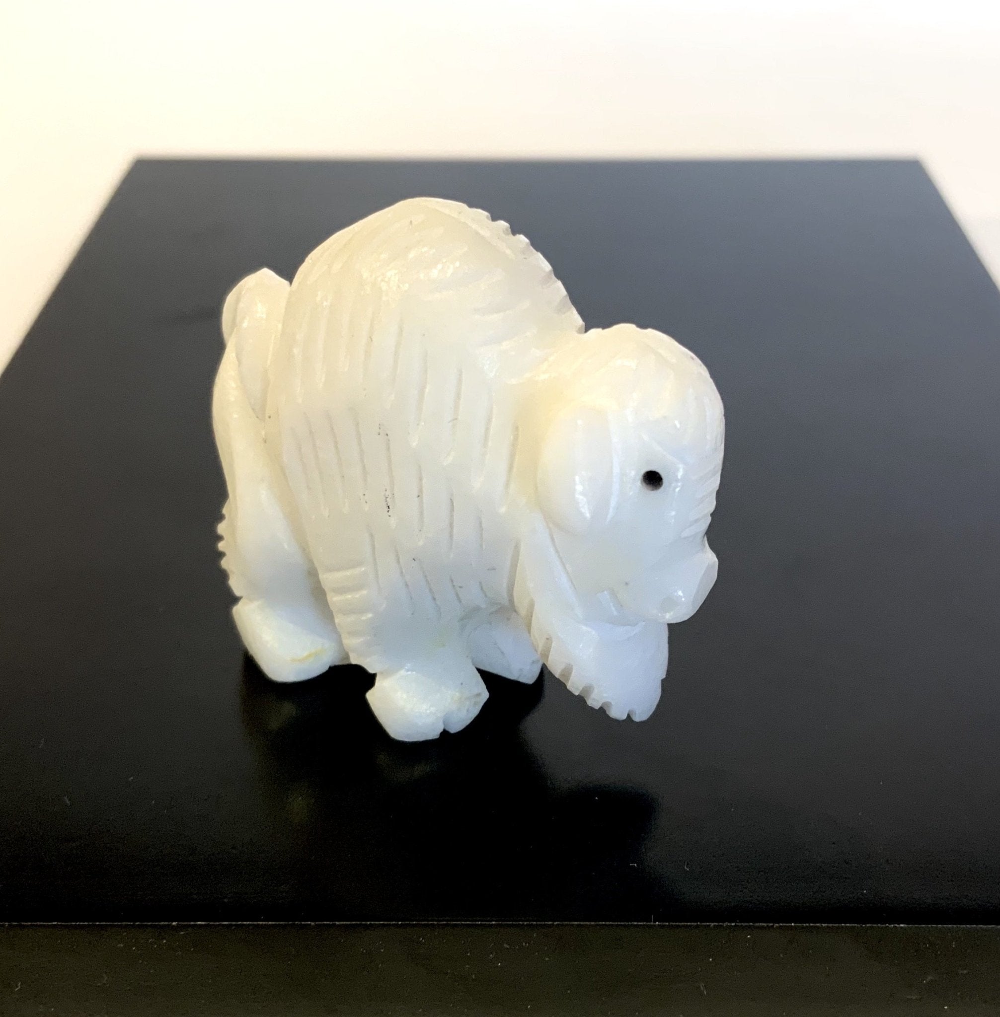 Wise White Buffalo Carving - Dakota Nature LLC