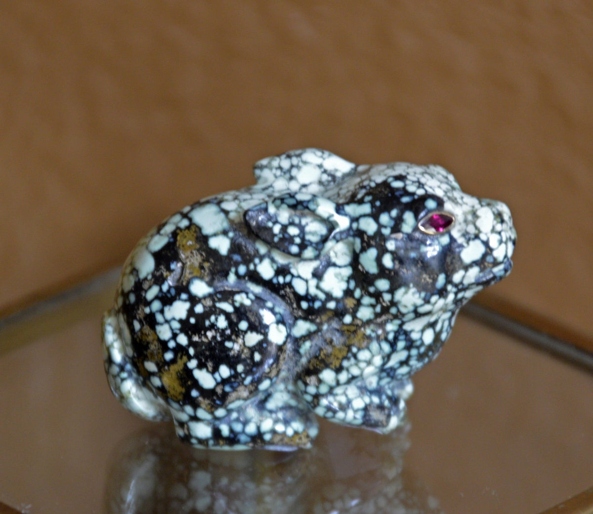 Turquoise Rabbit Carving - Dakota Nature LLC