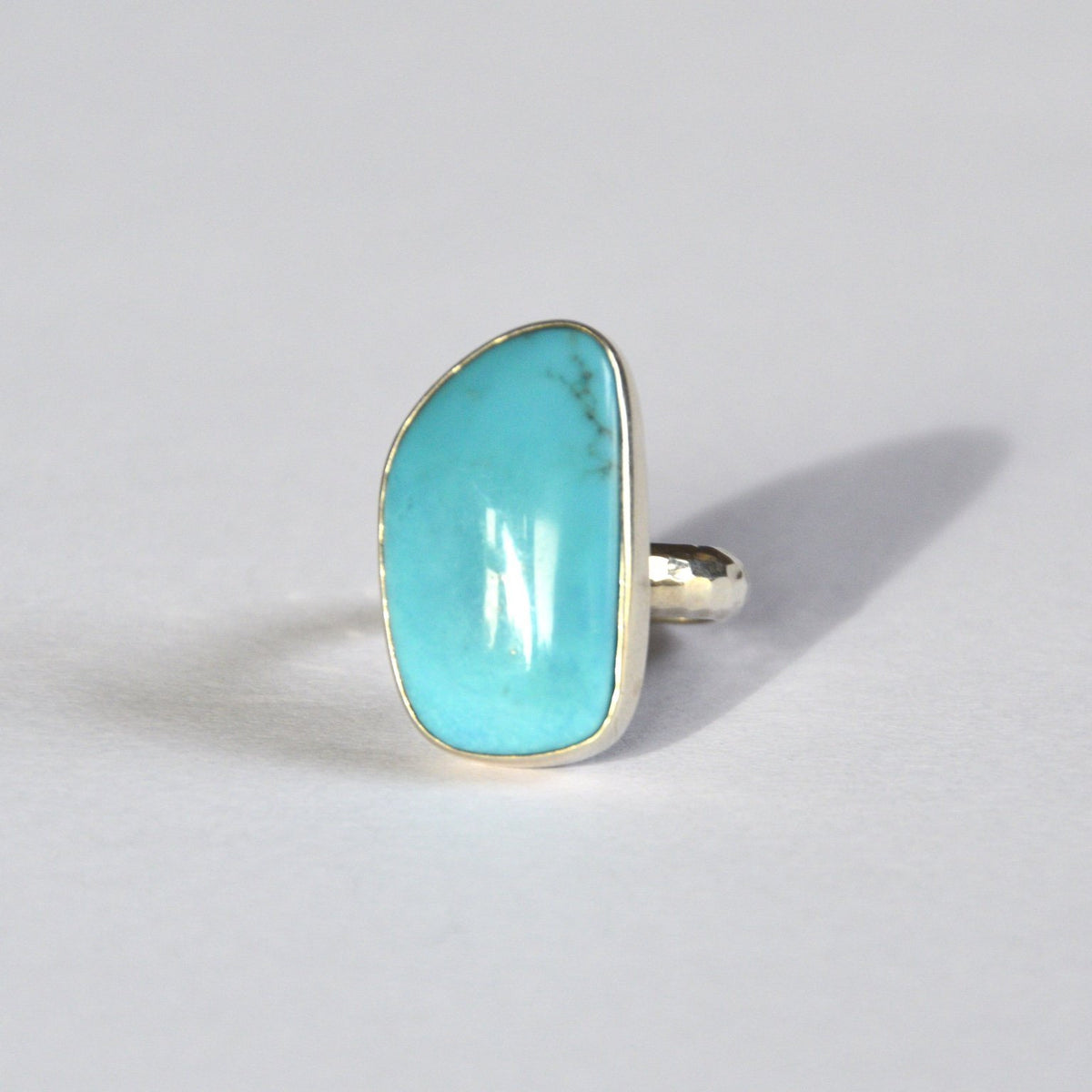 Vivid Blue Turquoise Ring - Dakota Nature LLC